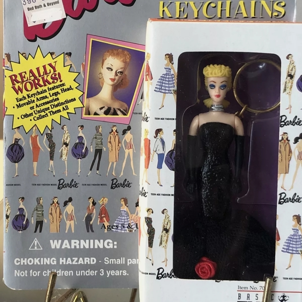 Vintage Collectors Mattel 1995 Barbie Keychain "Solo … - Gem